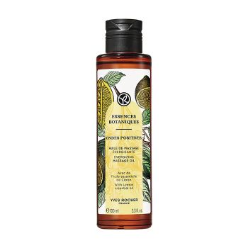 YVES ROCHER ESSENCES BOTANIQUES ONDES POSITIVES ENERGIZING masažo aliejus, 100 ml - Eurokos