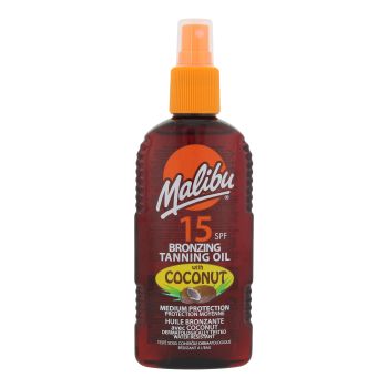 MALIBU SPF15 COCONUT apsauginis įdegio aliejus, 200 ml - Eurokos