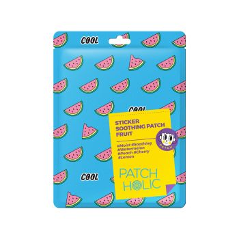 STICKER SOOTHING PATCH FRUIT veido kaukė - lipdukai, 12 g - Eurokos