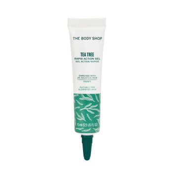 THE BODY SHOP TEA TREE RAPID ACTION veido želė, 15 ml - Eurokos