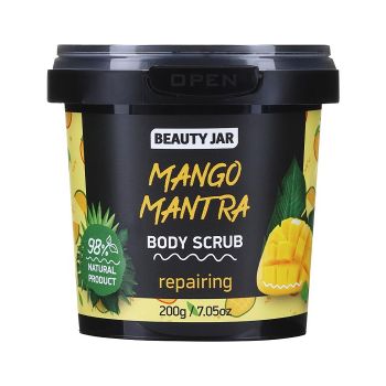 BEAUTY JAR MANGO MANTRA kūno šveitiklis, 200 g - Eurokos