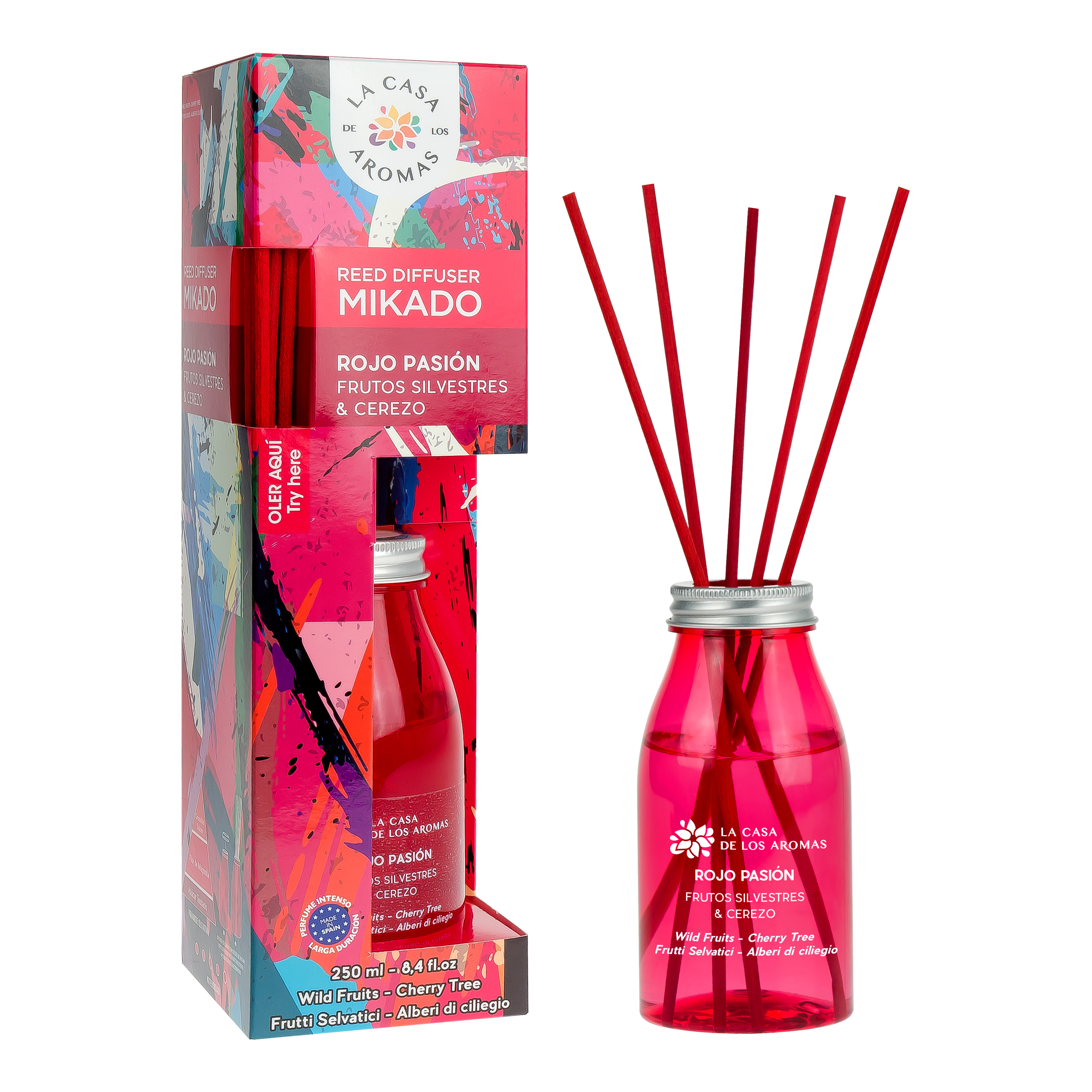 MIKADO RED DIFFUSER patalpų kvėpiklis - Eurokos