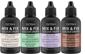 GOSH MIX & FIX COLOUR DROPS makiažo pagrindas - Eurokos