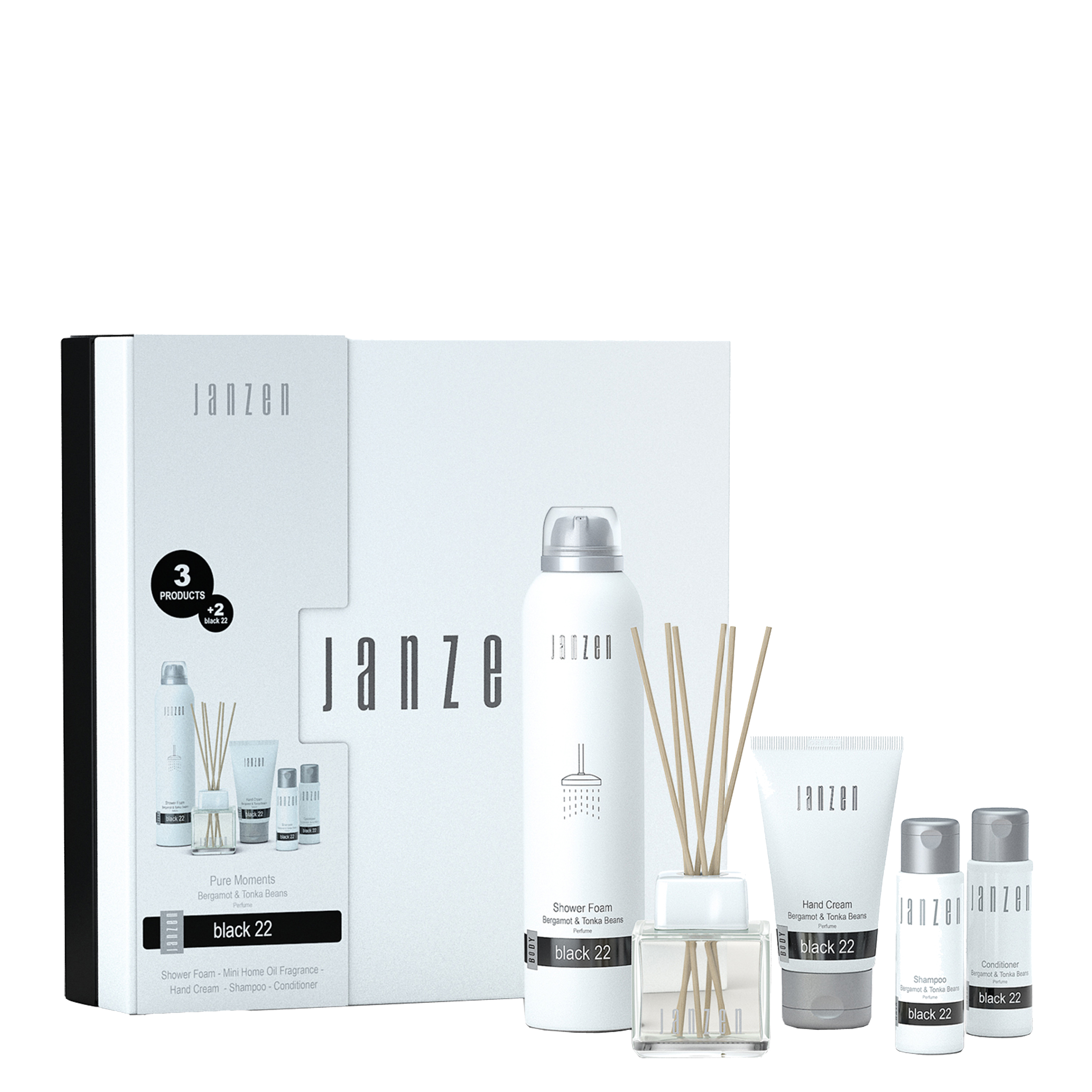 JANZEN BLACK 22 PURE MOMENTS moterų kosmetikos rinkinys | Eurokos.lt